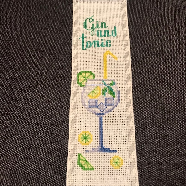 Modern Cross Stitch Cocktail Pattern 'gin and Tonic' - Download ...