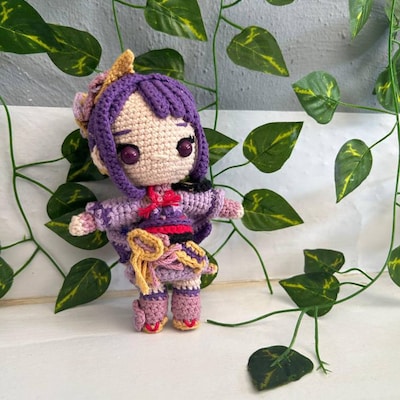 Crochet PDF Pattern: hu Tao & Boo Tao Chibi Amigurumi - Etsy
