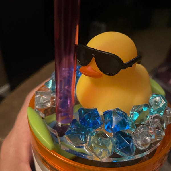 Rubber Duck Topper - Etsy