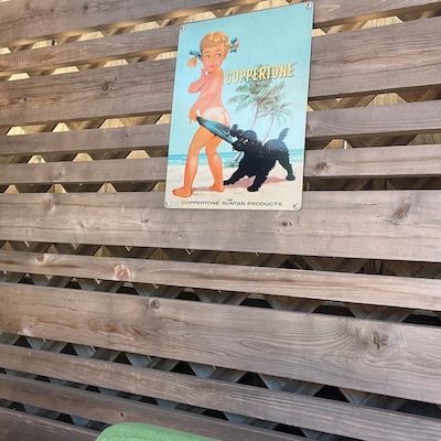 Vintage Coppertone Metal Sign Advertisement Beach Decor Wall Hanging - Etsy