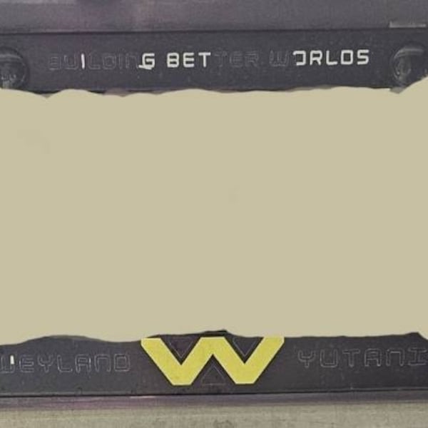 SCP License Plate Frame, Secure Contain Protect, SCP Number Plate Frame ...