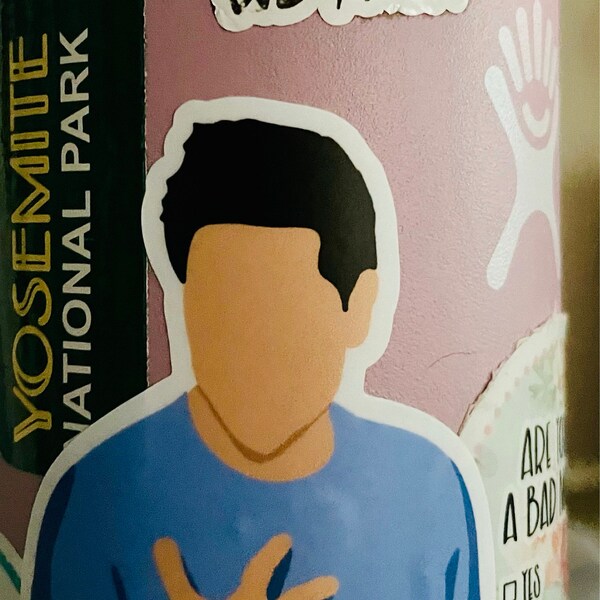 Friends tv Series Sticker Ross 'i'm Fine Sticker Waterproof Glossy ...