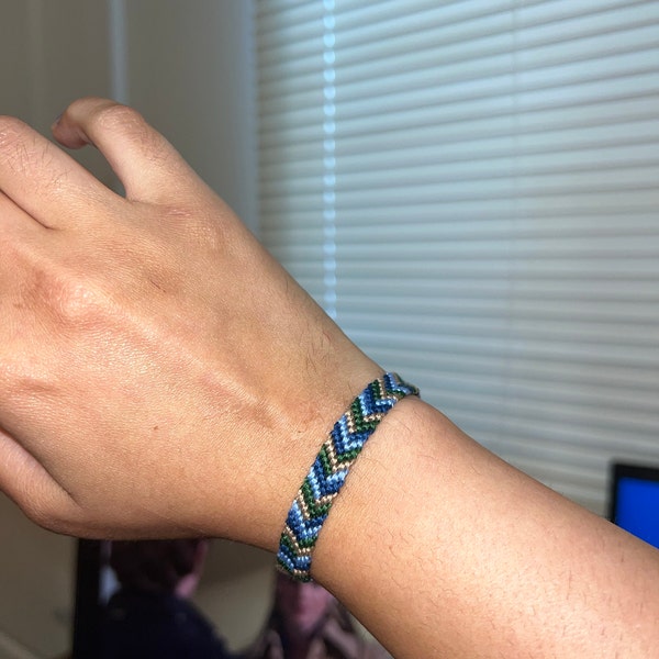 Boho Fringe Cotton Keychain, Case of Stripes Friendship Bracelet ...