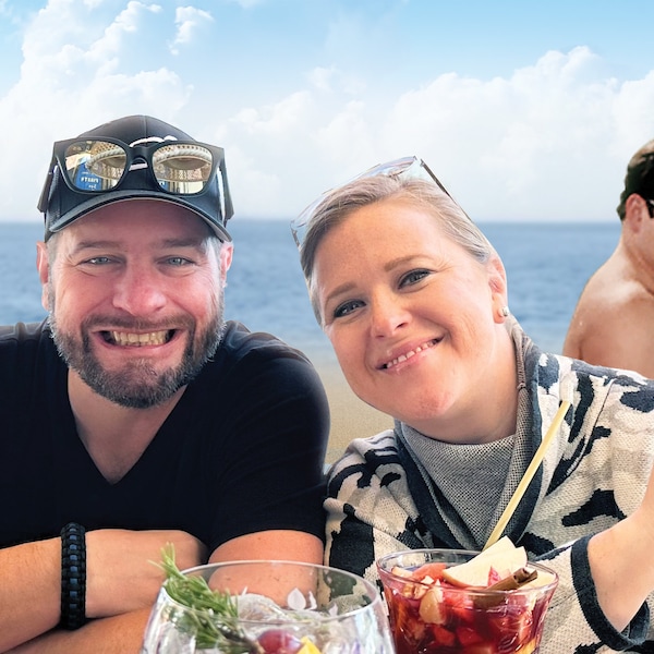 Personalized Beach Photobomb W/ George Costanza - Photoshop Job ...