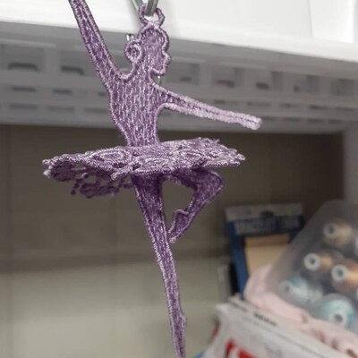 FSL Ballerina Free Standing Lace Machine Embroidery Designs Instant ...