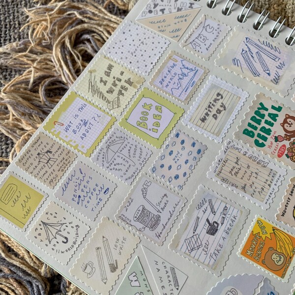 Food Illustration Mini Calendar: Handmade Light Cardstock Monthly ...
