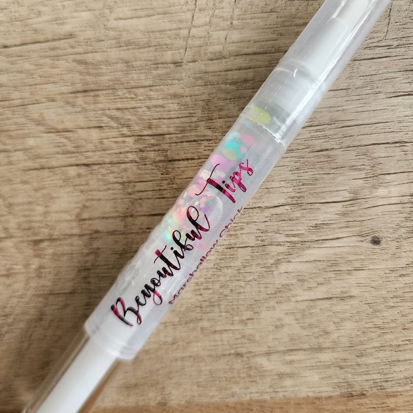 Custom Clear Foil Cuticle Oil Pen Labels - Etsy