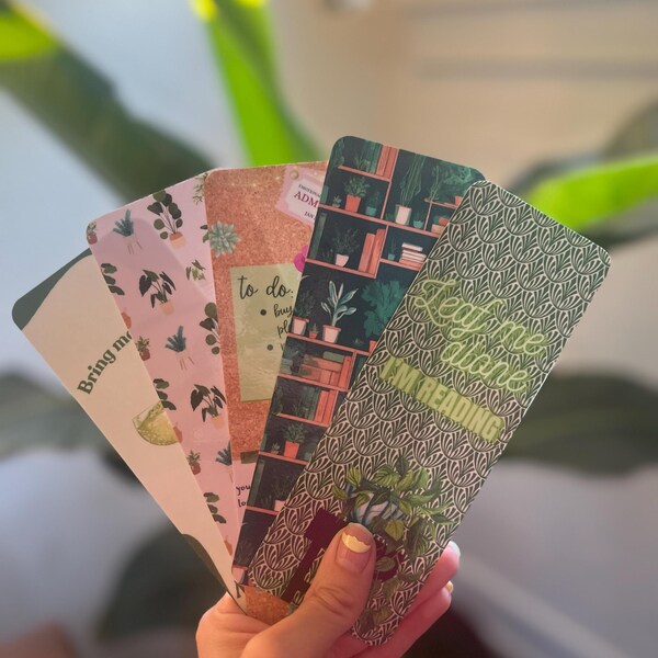 Playing Card Bookmark Collection Handmade Bookmarks Laminated Bookmark ...