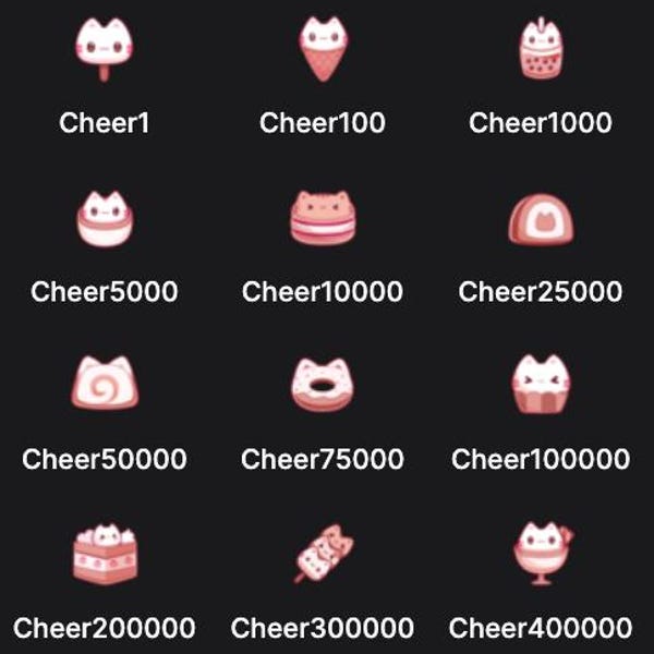 Pink Kirby Emotes (10 Pack) for Twitch, Youtube, Discord | Cute ...