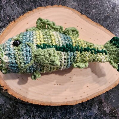 PDF Mini Largemouth Bass No-sew Amigurumi Crochet Pattern - Etsy