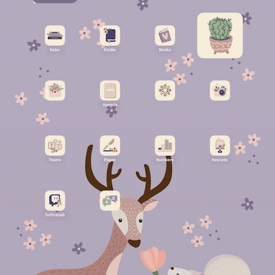 Spring App Icons Ios14 Aesthetic App Icons Handdrawn App - Etsy