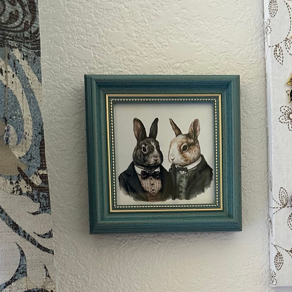 Lady Rabbit in Fancy Clothing, Well-dressed Rabbit, Elegant Bunny, Cute ...