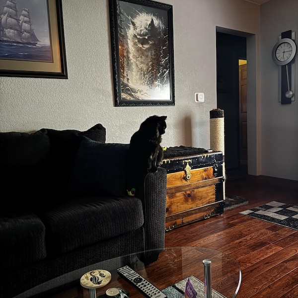 Lady of the Moors Art Print, Home Wall Decor, Ghost Spirit Apparition ...