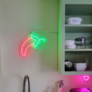 Rainbow in Triangle LED Neon Sign Marijuana Sign Wall | Etsy