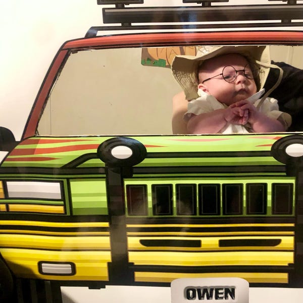 Mailman Theme Face Cutout, 24x36" Photo Standee, Face Hole Cutout, Face ...