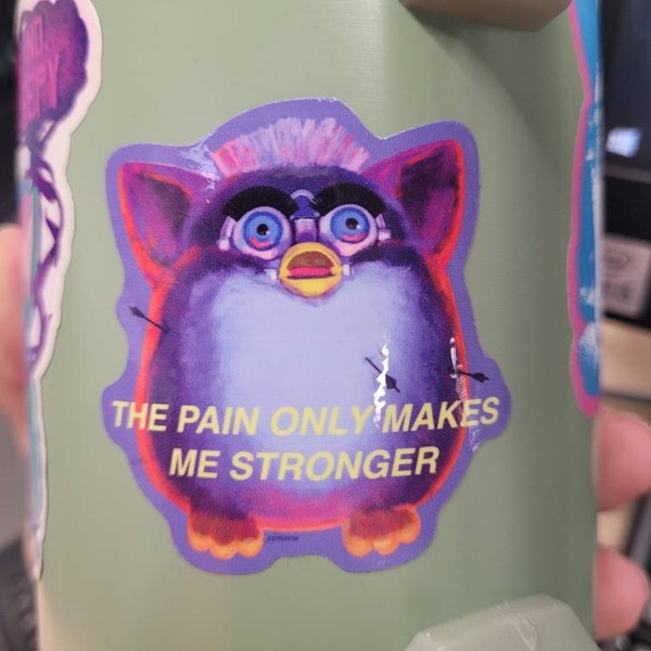 PAIN - Gloss Vinyl Sticker - Etsy