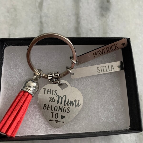 Mimi Gift • THIS MIMI BELONGS to Keychain • Favorite Mimi Gift • Best ...