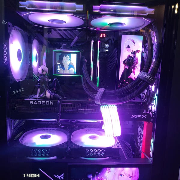 Custom Rgb Pc Case Light Decoration Board Panel Water Cooling Pc Decor ...