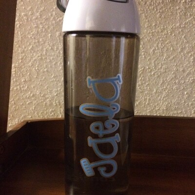 Double Layer Name Name Decal Double Layer Decal Two Color Name Word ...