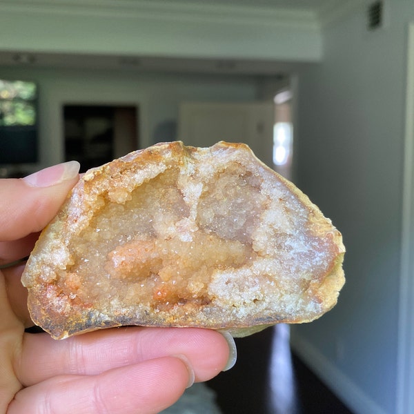 4 Crystal Geodes 2 3 4 5 Gift Specimen Break Your Own Raw Quartz Rocks ...