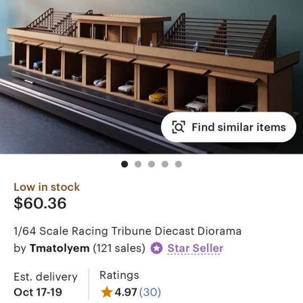 1/64 Scale Auto Showroom Garage Diecast Diorama - Etsy