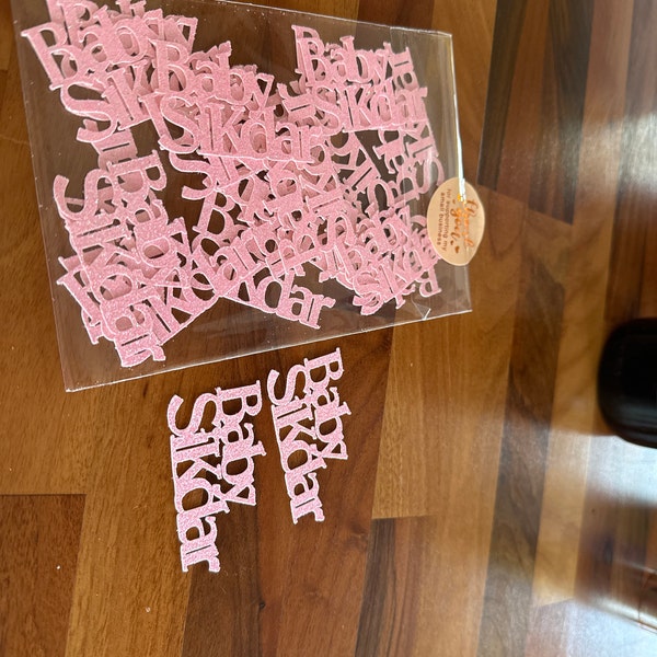 100 Glitter Dog Bone Table Confetti Sprinkles, Birthday, Party, Silver ...