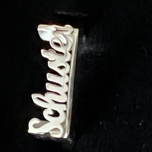 Personalized Name Ring Cursive Font Name Ring Custom Name - Etsy