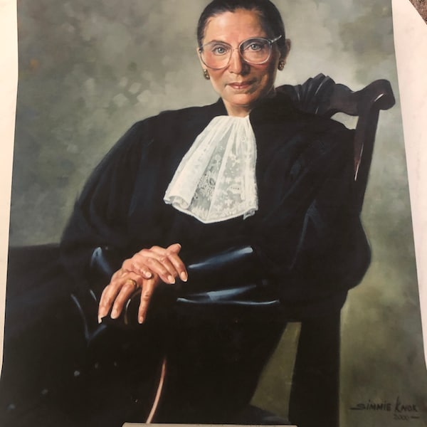 Ruth Bader Ginsburg Supreme Court Justice Painting Poster Print, the ...