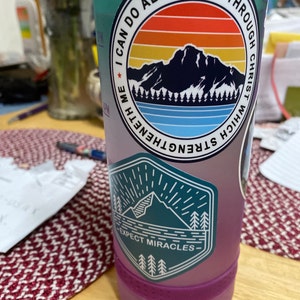 Steadfast and Immovable Vinyl Sticker Mountain Vinyl Sticker - Etsy