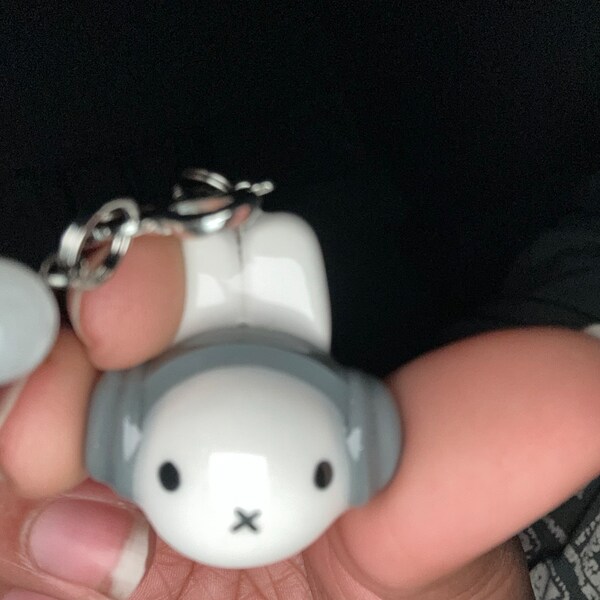 Miffy Headphone Keychain - Etsy Canada