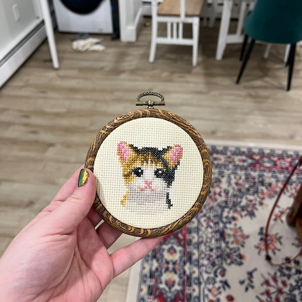 Calico Cat Bundle Cross Stitch Pattern PDF - Calico Cat Embroidery ...
