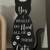 Welcome to the Catio Wood Sign, Cat Head Sign, Cat House Sign, Wood Cat ...