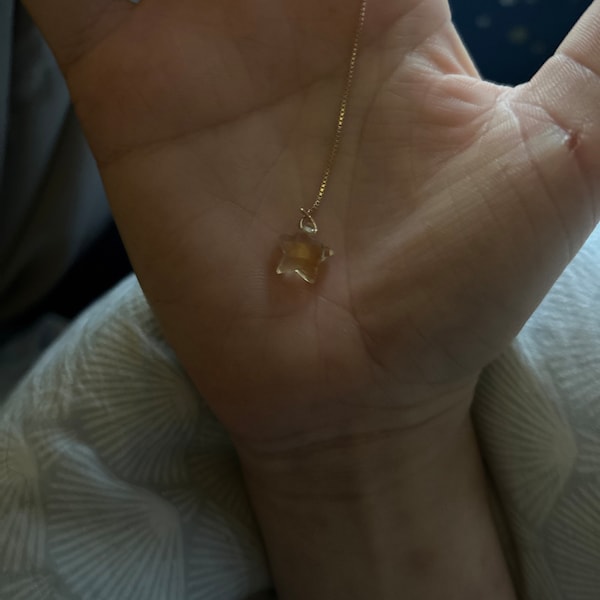 Natural Citrine Star Shape Gemstone, Faceted Hand Carved Star Beads for ...