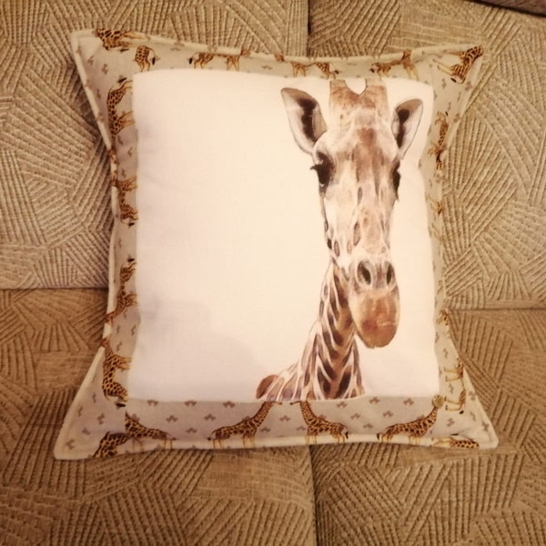 Fox Woodland Creature Animal Hunter Watercolour Cushion Panel ...