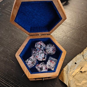 5d10 VAMPIRE BLOOD Dice Handmade Resin Single or Sets Made in Italy ...