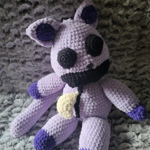 Plushie Catnap Crochet Pattern, Fan Art Plush Amigurumi, Smiling ...