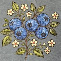 Blueberry Indigenous Bead Style PNG Native Digital Downloads for Shirts ...