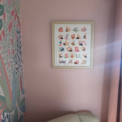 Pastel Animal Alphabet Print Animal Nursery Prints Kids Room - Etsy