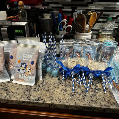 Bluey Pringles Label Party Favor - Etsy