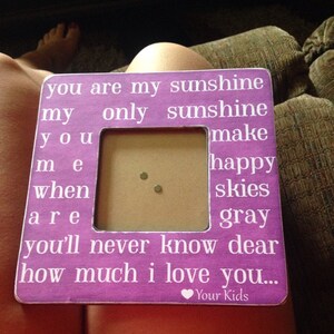 Mom Mother Gift Personalized Picture Frame Mom Mum Mother Grandma Nana ...