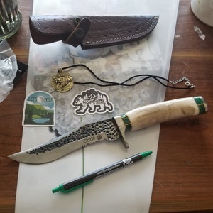 Buffalo Bone Karambit Knife Custom Engraved Knife Hunting | Etsy