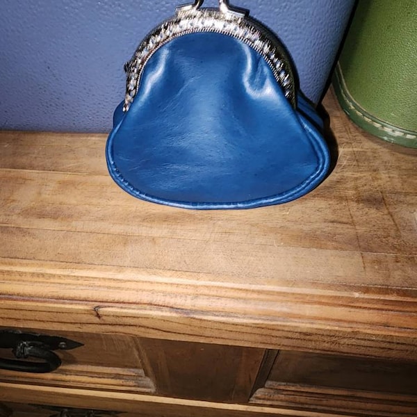 Leather Small Clasp Coin Purse ,leather Coin Purse, Genuine Leather ...