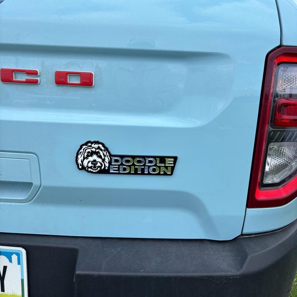 Doodle Edition Car Badge - Etsy