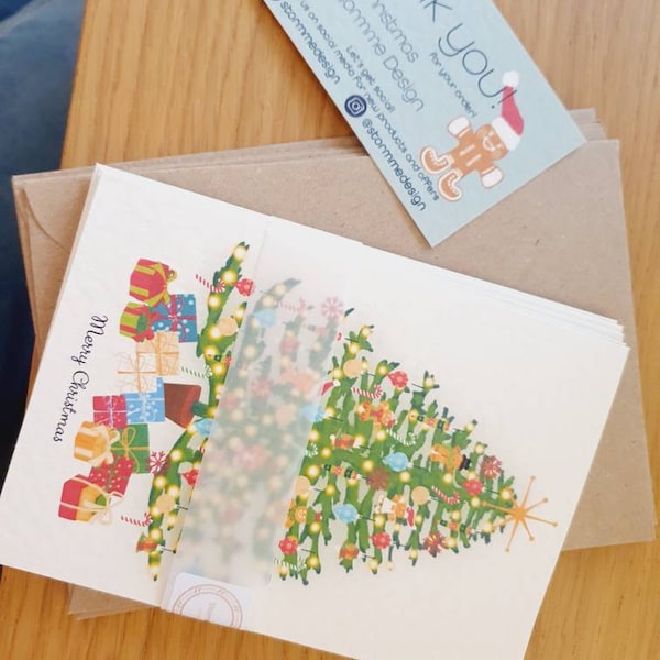 Christmas Cards Pack | Pack of 5 to 20 Cards | Mixed Pack | Merry ...