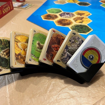 Settlers of Catan Angled Card Holder Resource Bank 6 or 8 Slots - Etsy