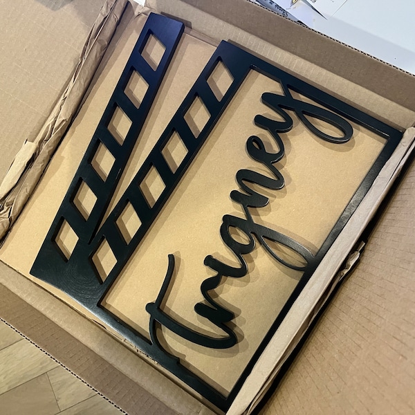 Personalized Hollywood Film Clapper Director's Clapboard Custom Wooden ...