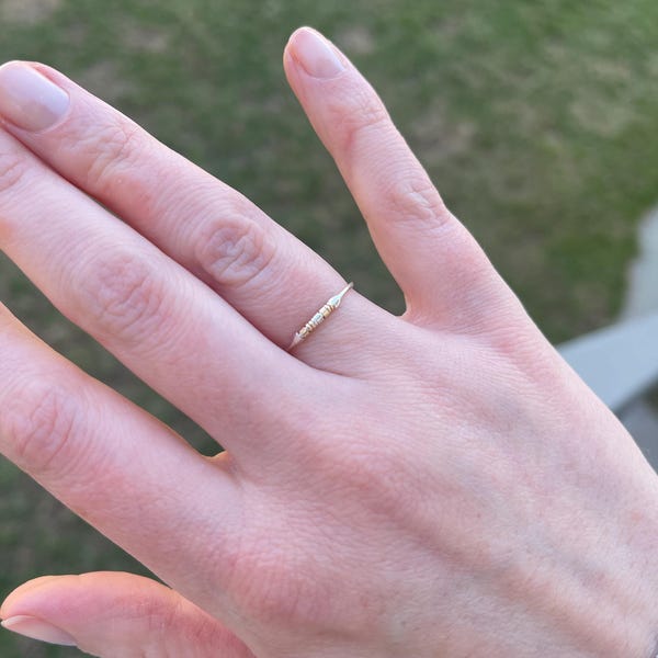 CUSTOM Morse Code Ring, Personalized Morse Code Ring, Any Word, Date ...