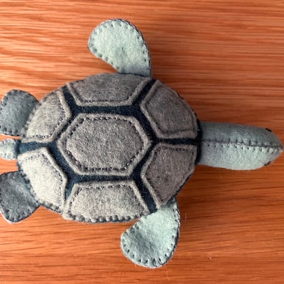 PDF Felt Sea Turtle Pattern Felt Ornament Ocean Pattern SVG PDF Pattern ...