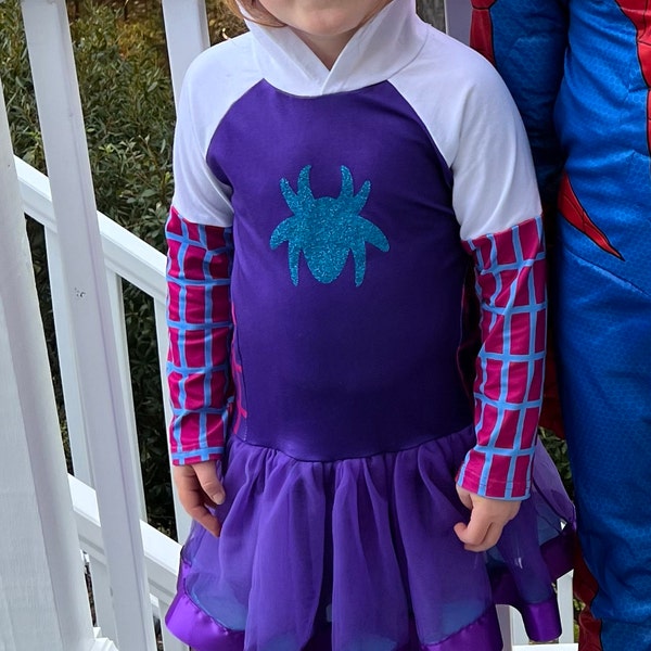 SPIDER GIRL BIKINI Recycled High-waisted Bikini Black and Red Spider ...