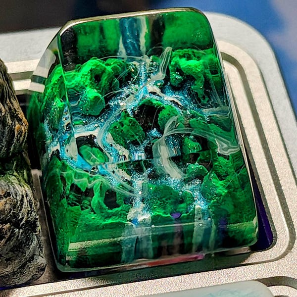 Wu.kong Black My.th Artisan Keycaps , Brown Game Keycaps Set, Monkey ...